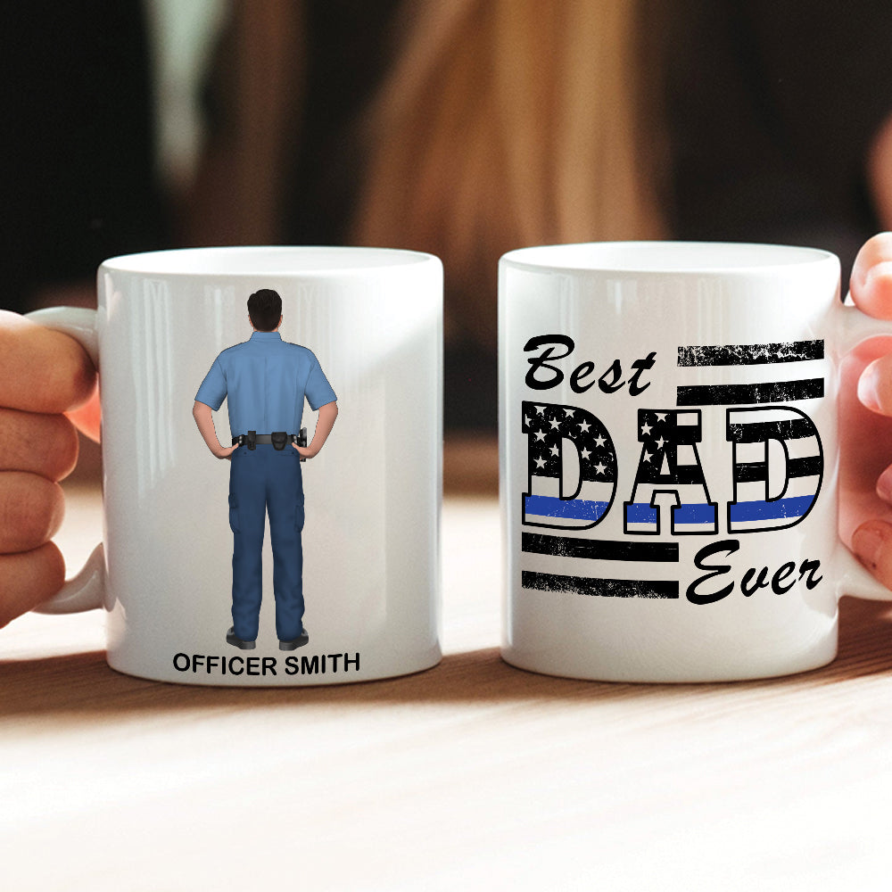 Policeman Deputy Sheriff Personalized White Ceramic Mug – Milaste